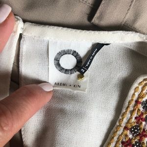 Anthropologie | Tops | Akemi Kin Embroidered Top | Poshmark